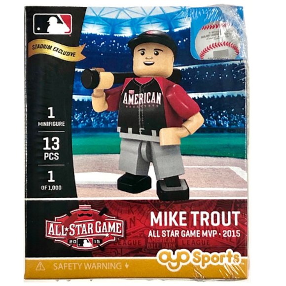 OYO / LEGO | Toys | Mike Trout Oyo Anaheim Angels Minifigure Figure ...